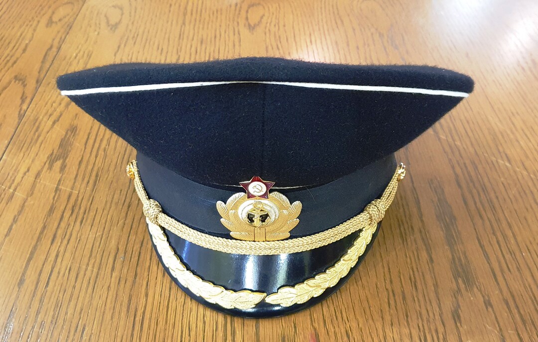 Cap Naval Officer Soviet Union Navy - Etsy