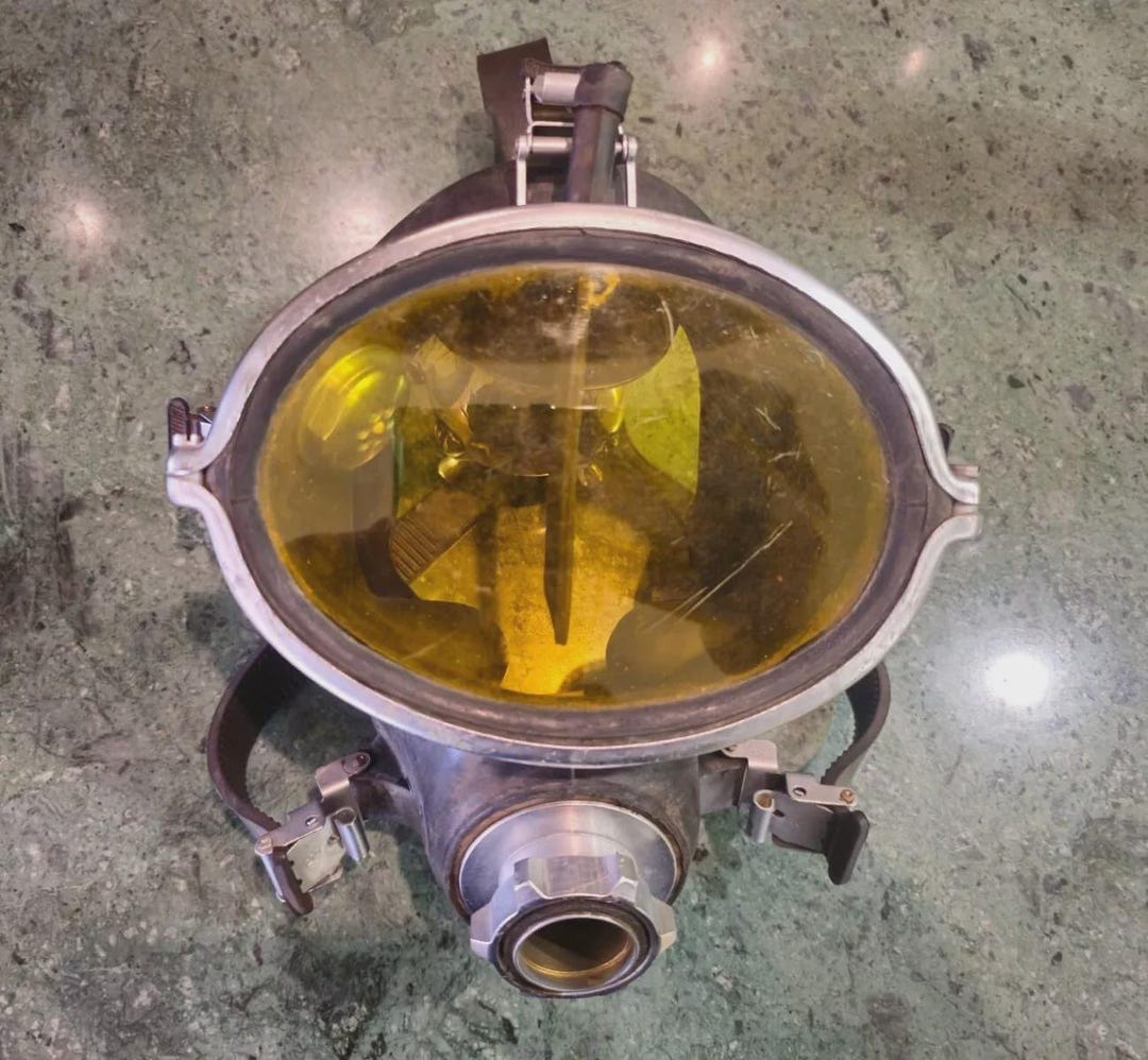 Vintage Diving Full Face Mask VM-2 USSR Reconnaissance Diver Combat ...