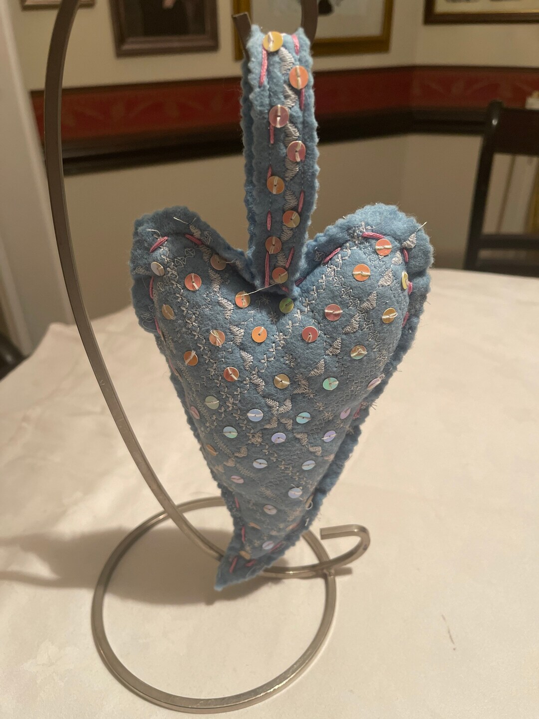 Decorative Stuffed Heart - Etsy