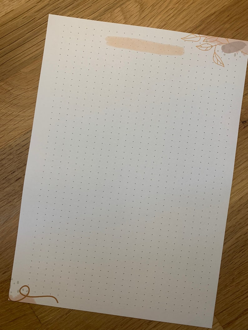 Dot Grid Paper Printable, Bullet Journal Note Pages, Personal Planner ...