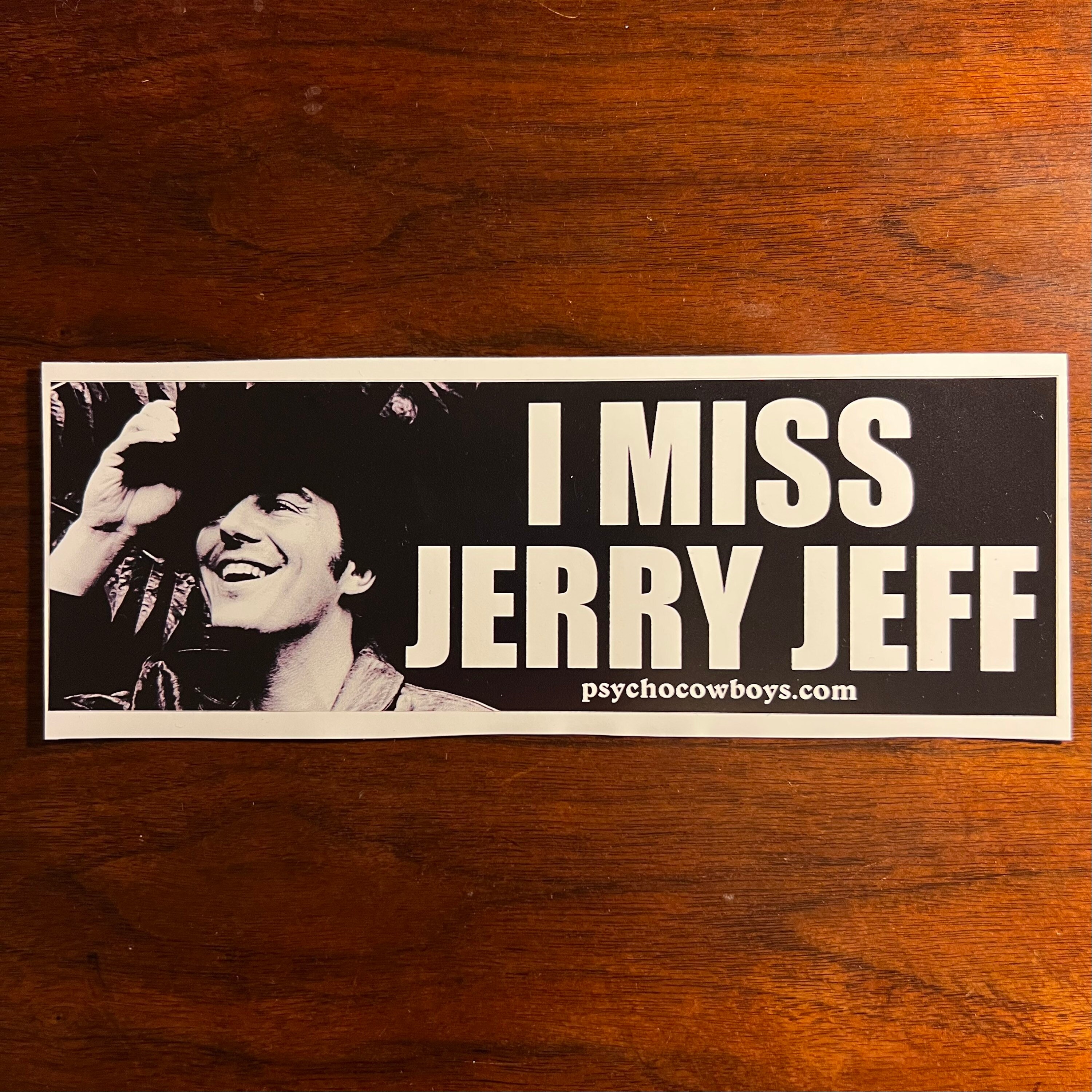 I Miss Jerry Jeff Walker Bumper Sticker RIP Texas Country Legend - Etsy