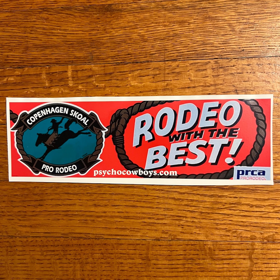 Copenhagen Skoal Pro Rodeo Bumper Sticker Vintage Inspired - Etsy