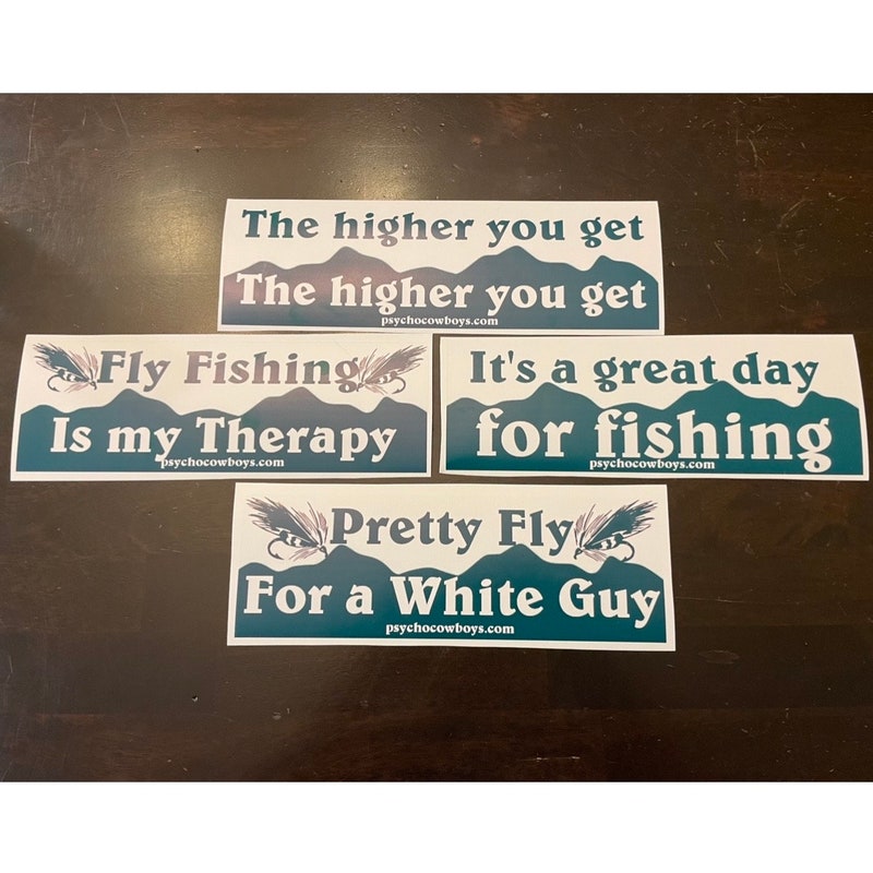 Fly Fishing Decal - Etsy