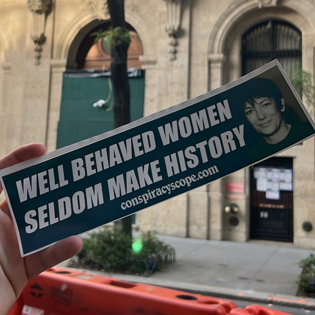 Ghislaine Maxwell Jeffrey Epstein Well Behaved Women Seldom Make ...