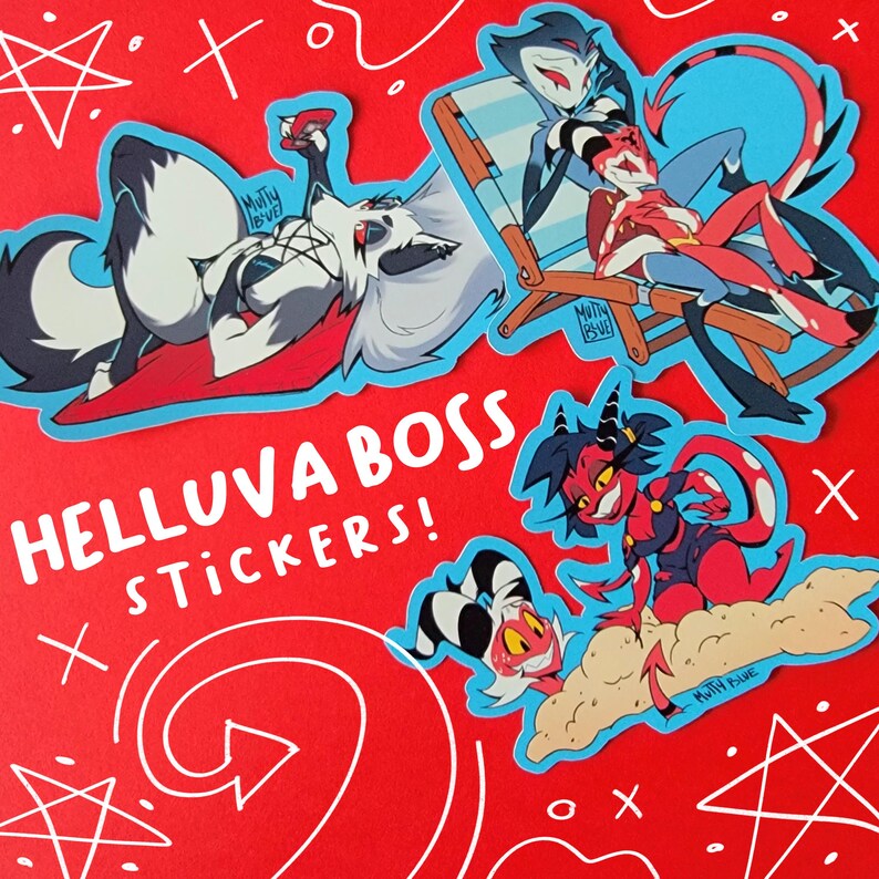 Helluva Boss Stickers! - Etsy