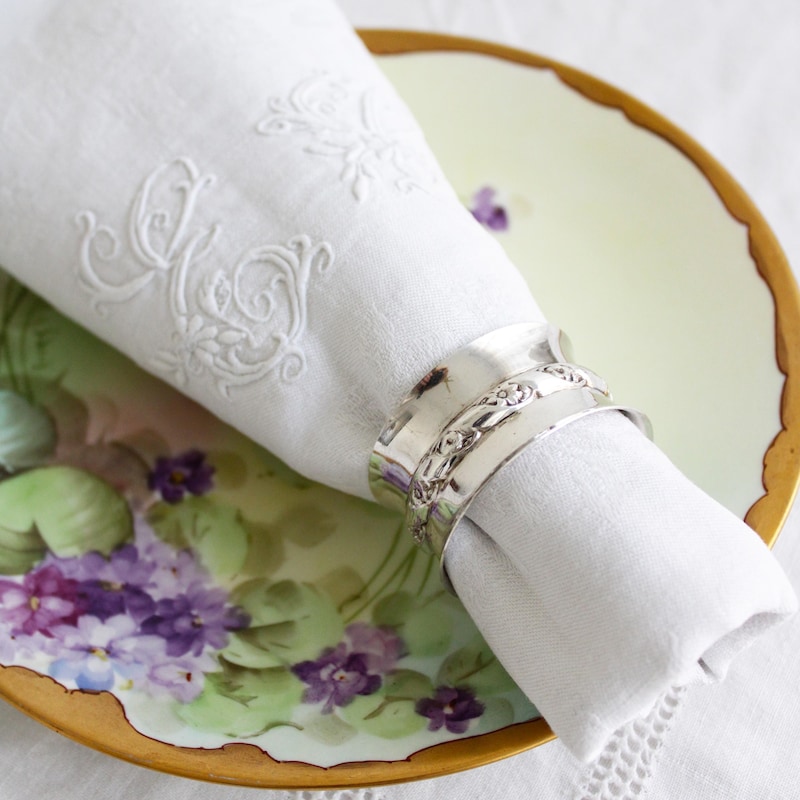 Antique Napkin Rings - Etsy