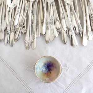 Mixed Silver Plated Cutlery Set Vintage Curated Art Deco Pattern ...