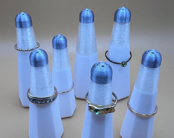 Minimalist Twisted Ring Display Stand - Vriden Inspired Multi Ring ...