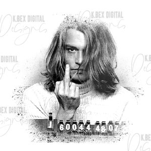 Johnny Depp Blow Middle Finger Sublimation Design - Etsy