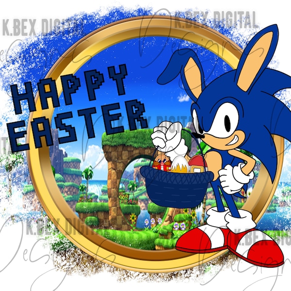 Sonic Easter Png - Etsy