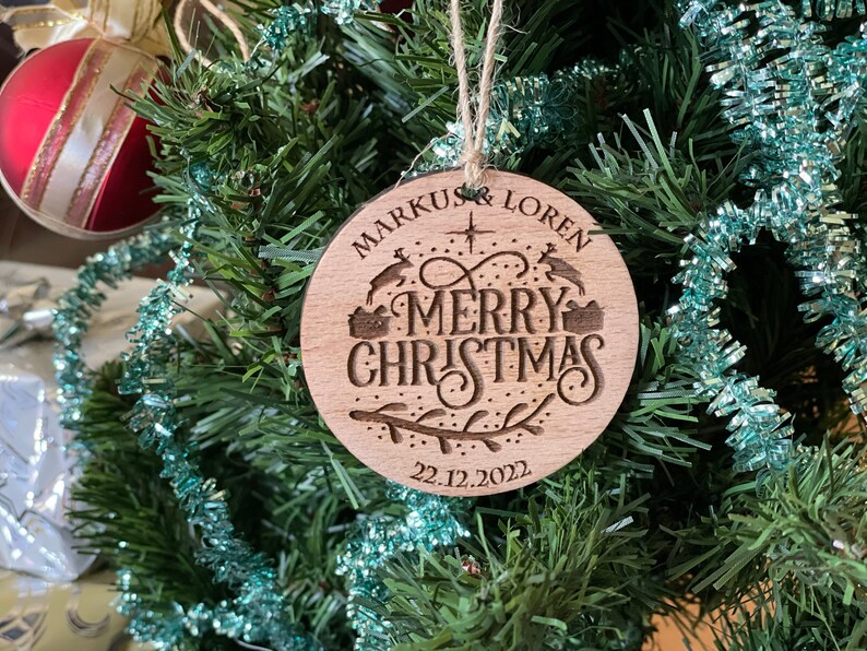 Personalized Wood Christmas Favors Personalized Christmas - Etsy