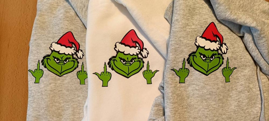 Grinch-Weihnachts- Hoodie/Pullover - Etsy.de
