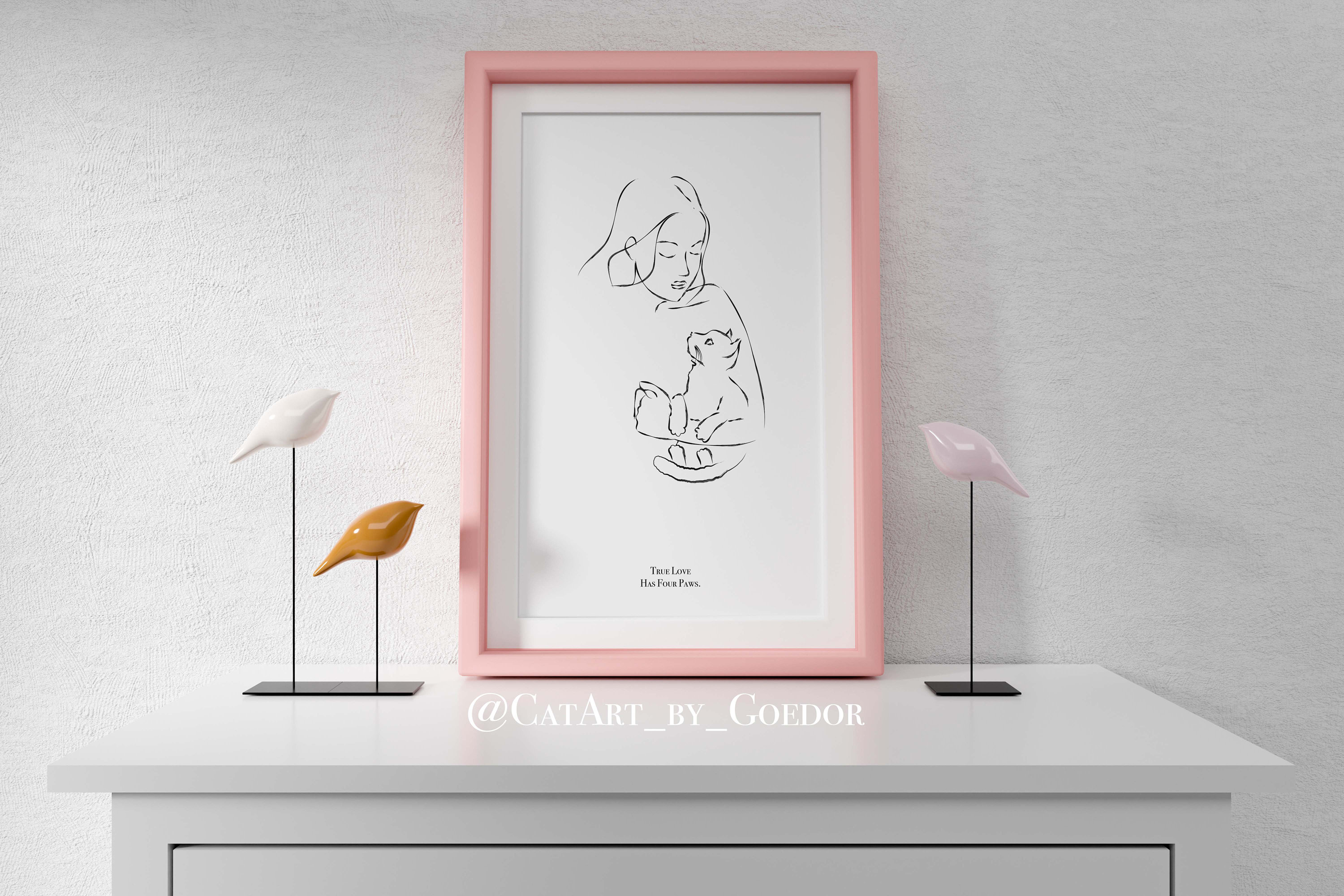 Cat Line Art Minimal Cat Cat Drawing Cat Print Cat Minimal - Etsy