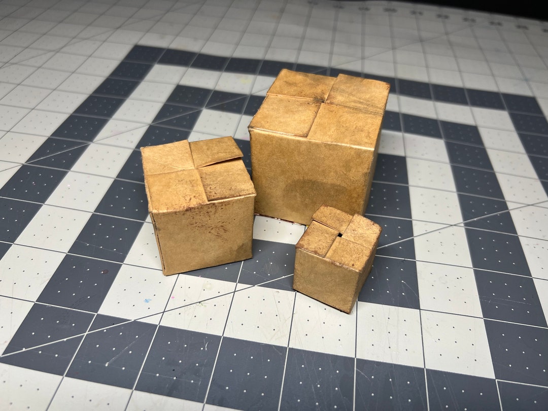 1/12 Scale Cardboard Boxes - Etsy