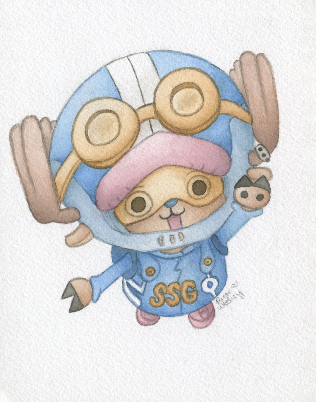 Futuristic Pirate Doctor - Art Print - Etsy