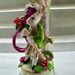 Upcycled Regency Vase Figurine Art, Colorful Skull and Tentacle ...