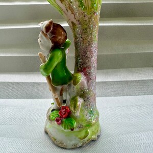 Upcycled Regency Vase Figurine Art, Colorful Skull and Tentacle ...