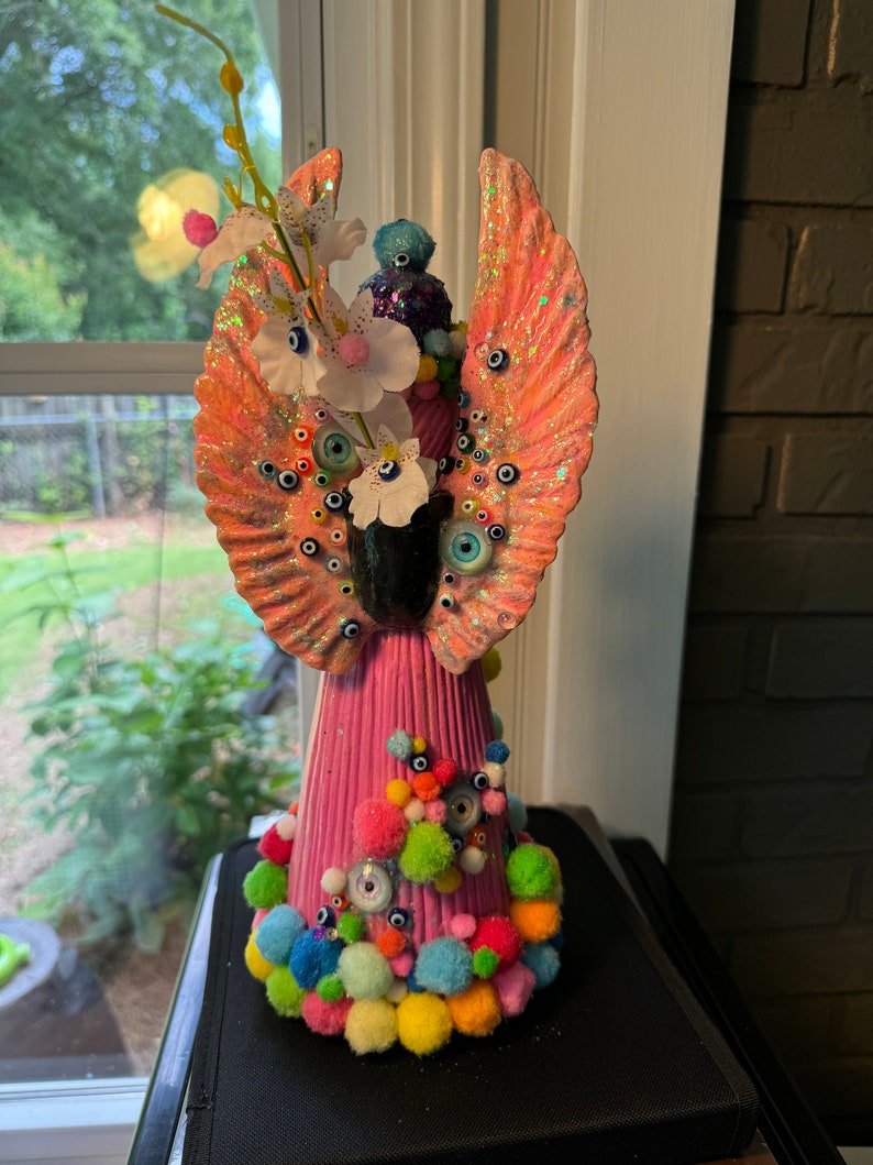 Colorful Biblically Accurate Angel, Evil Eye, Cheerful Horror, Pastel ...