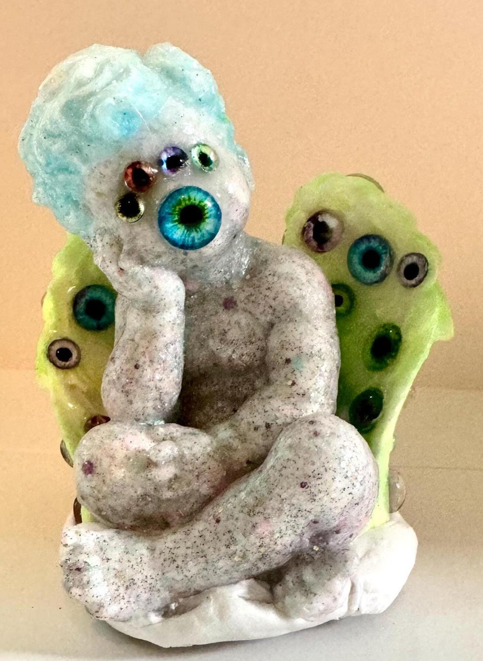 Pastel Glitter Biblically Accurate Baby Angel: Spooky Home Decor - Etsy