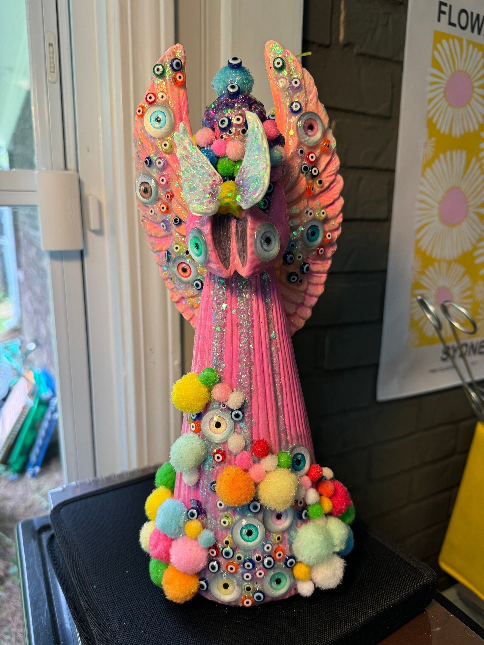 Colorful Biblically Accurate Angel, Evil Eye, Cheerful Horror, Pastel ...