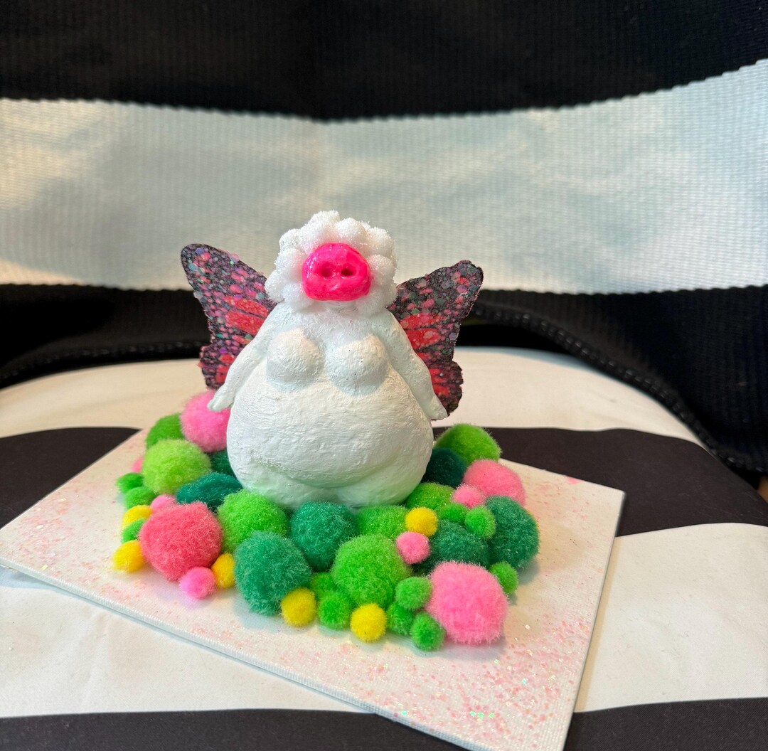 Gorgeous Fat Fae Butterfly Wings Hot Pink Mask. Beautiful Bright Colors ...