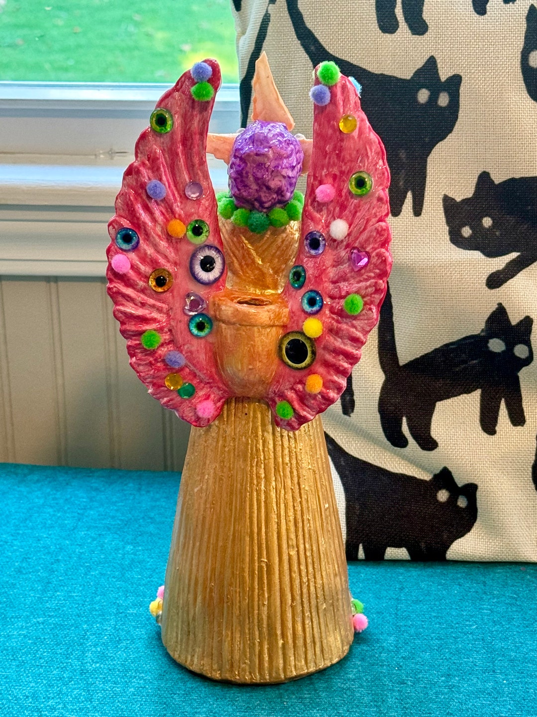 Colorful Biblically Accurate ish Angel, Evil Eye, Pastel Goth, Dopamine ...