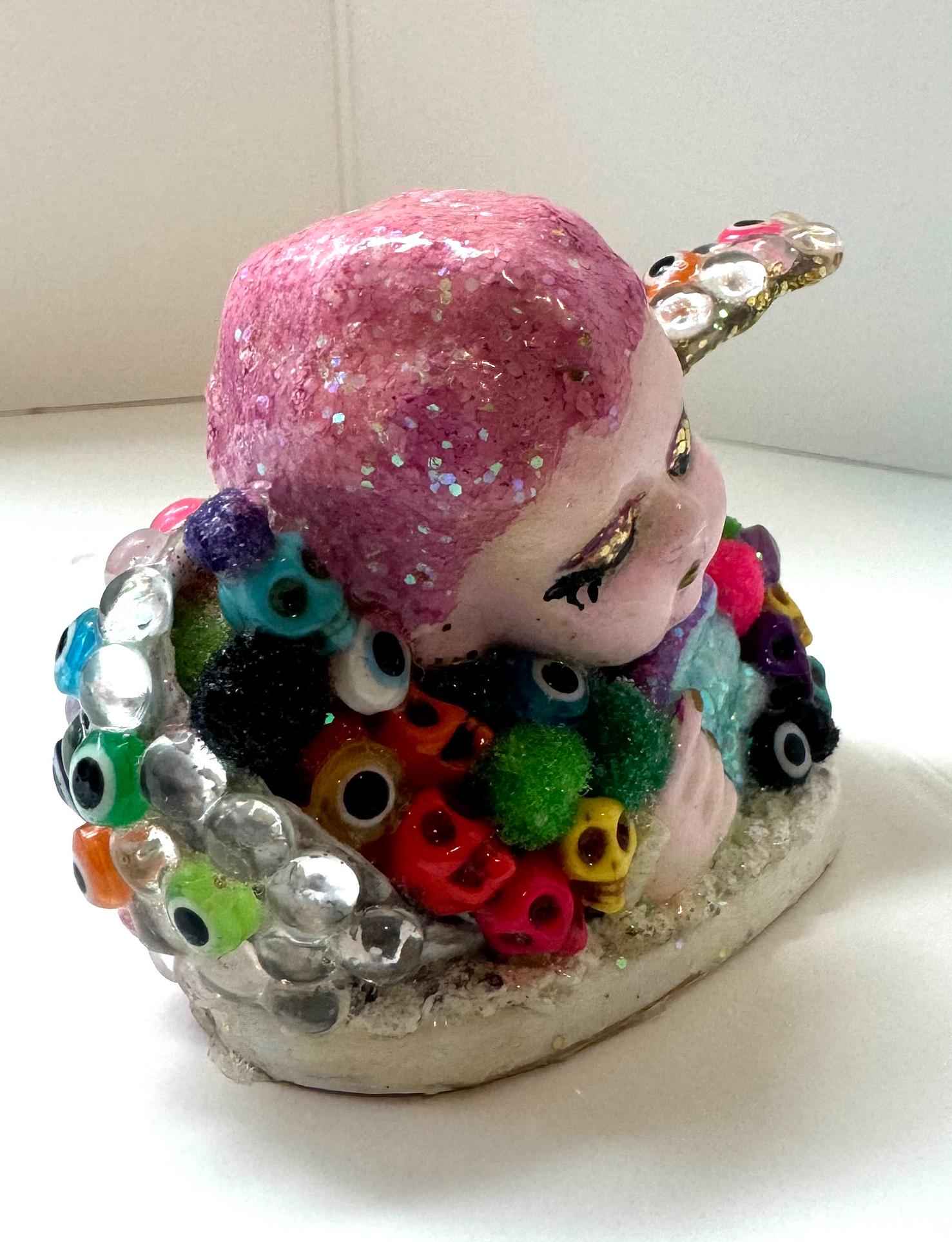 Upcycled Glitter Baby Angel Figurine – Goth Home Decor - Etsy