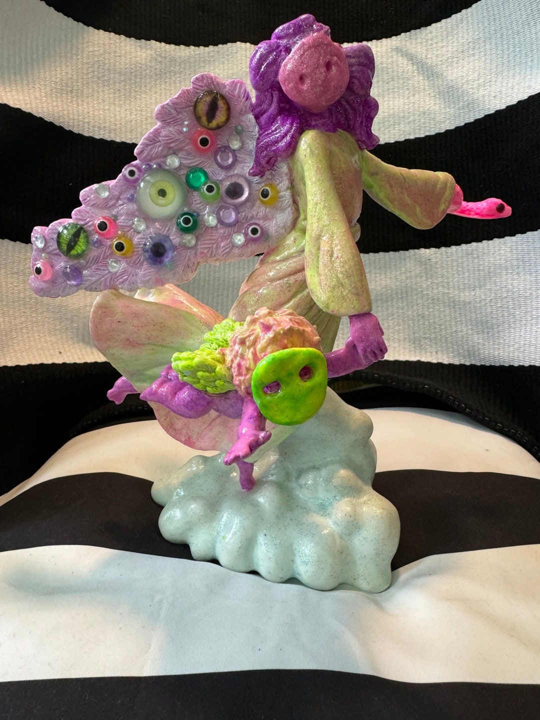 Biblically Accurate Angel W Snake, Cherub, Mask, Evil Eye, Pastel Goth ...