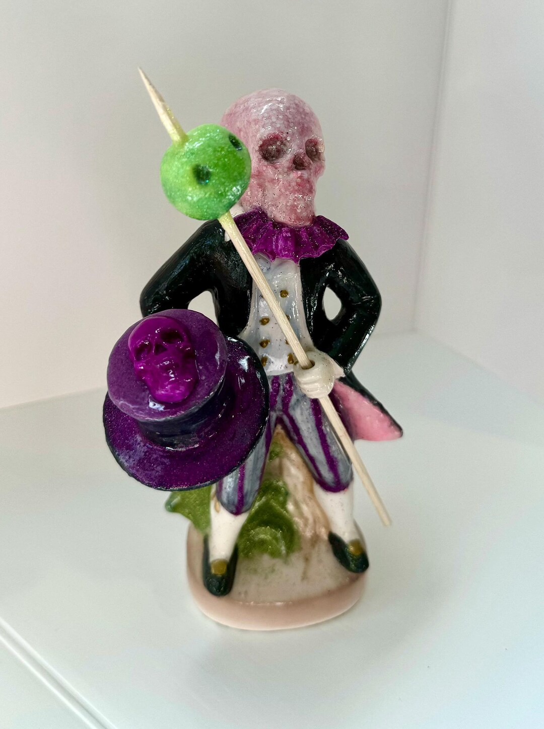 Spooky Upcycled Thrift Store Repaint - One-of-a-kind Gothic Home Decor ...