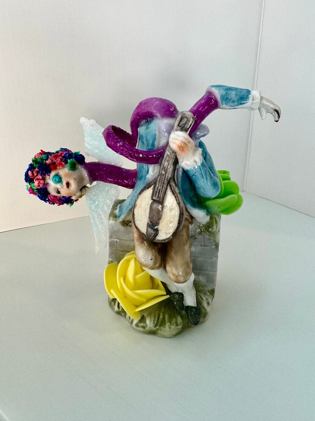 Upcycled Regency Japan Figurine Art - Unique Vintage Decor With a ...