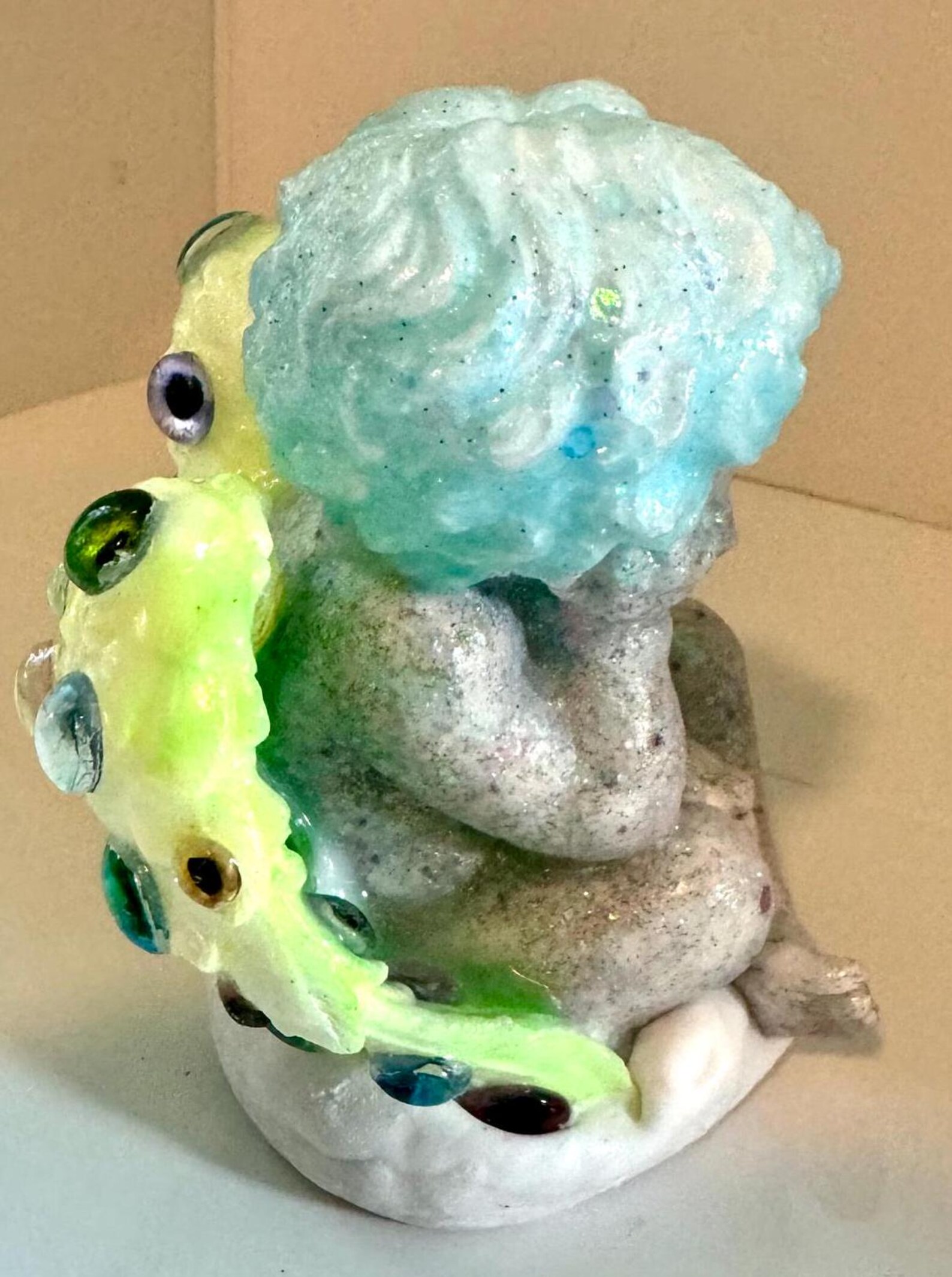 Pastel Glitter Biblically Accurate Baby Angel: Spooky Home Decor - Etsy