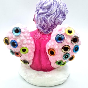 Hot Pink Biblically Accurate Angel Figurine - Cute, Colorful, and ...