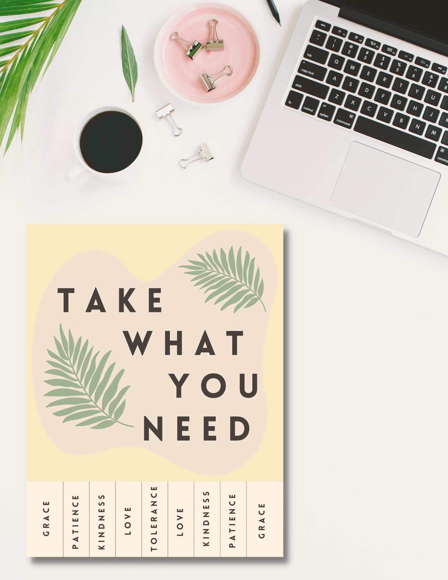 Take What You Need Sign | Print at Home Take What You Need Office ...