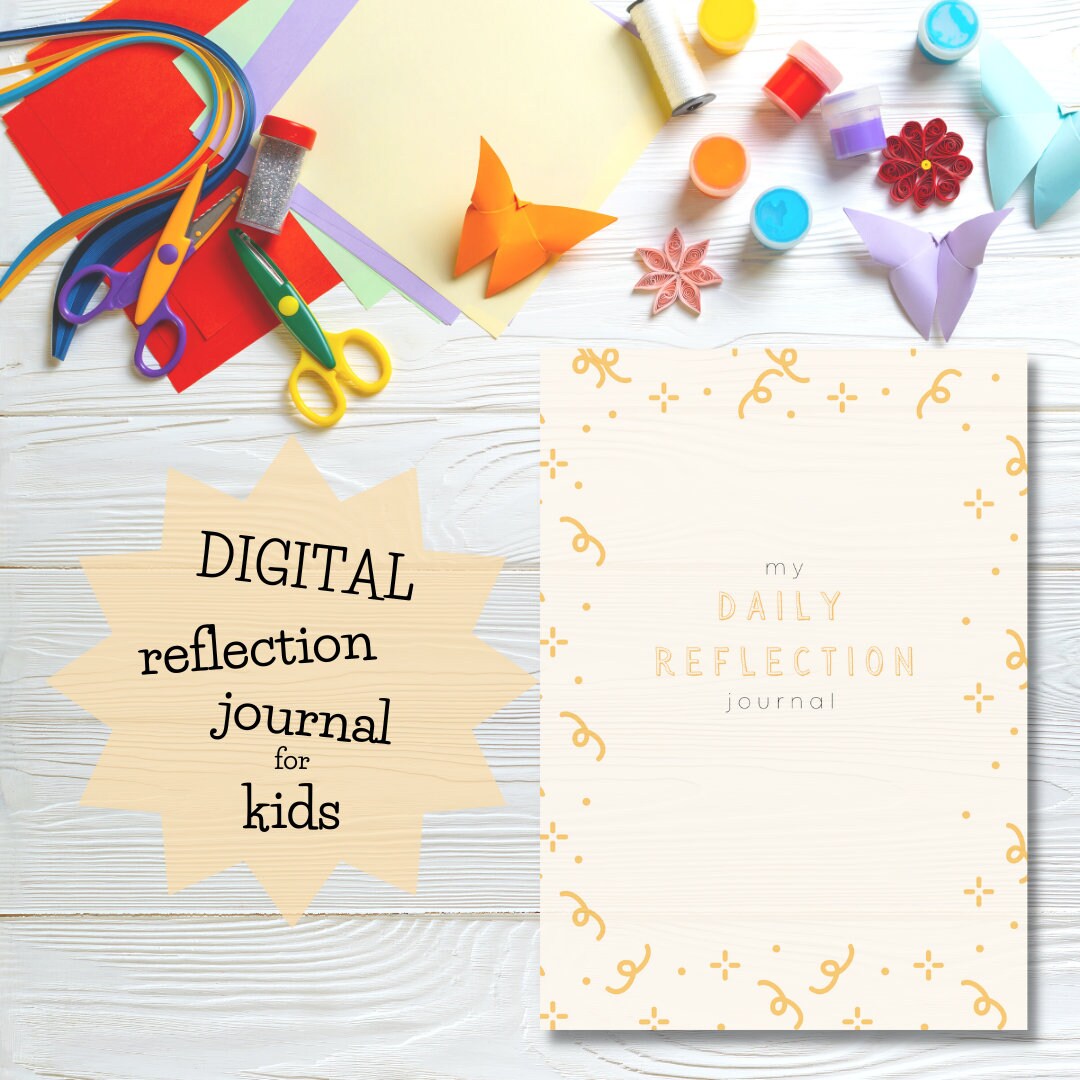 Children's Daily Reflection Journal | Digital Download | Reflection ...