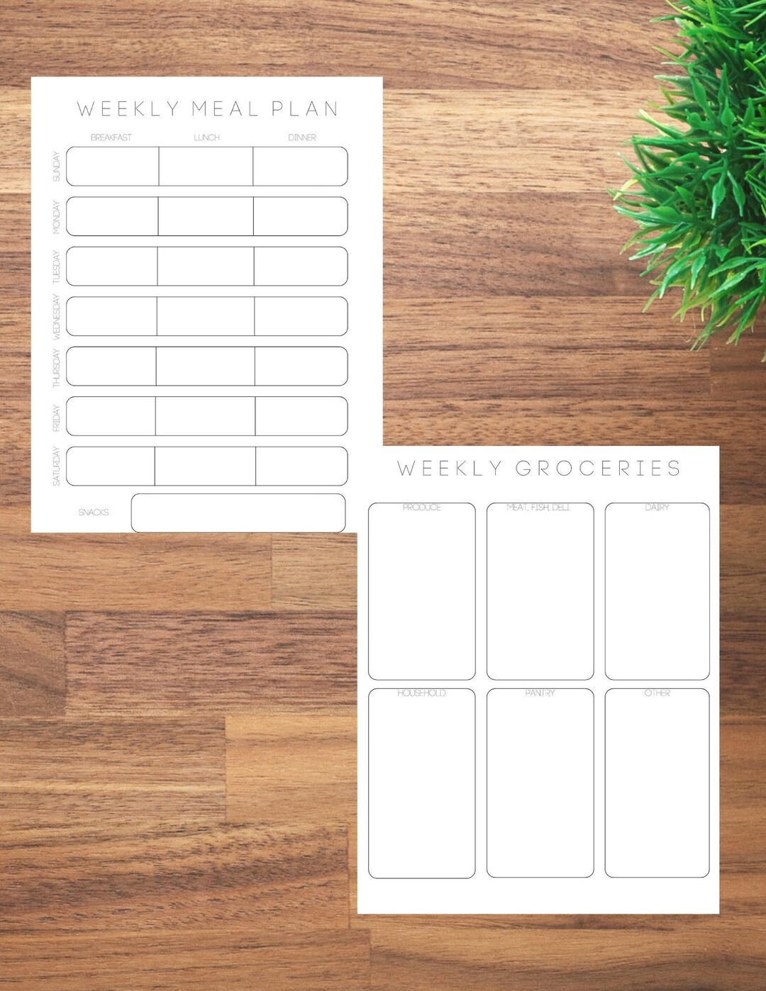 Weekly Meal Plan and Grocery List | Weekly Mean Plan | Weekly Grocery ...