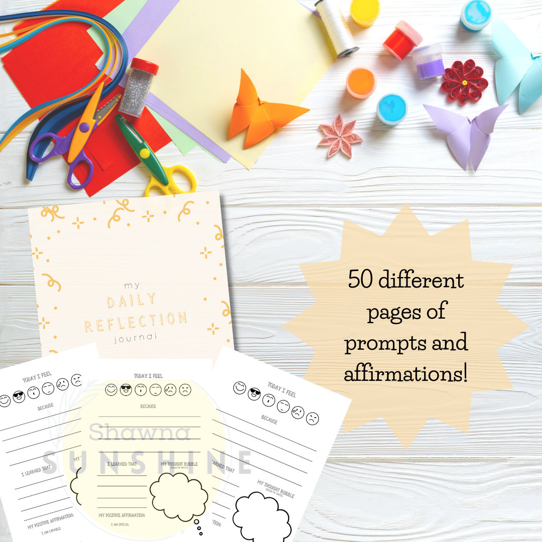 Children's Daily Reflection Journal | Digital Download | Reflection ...