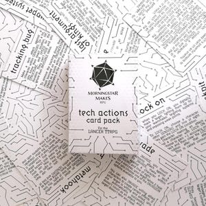 Printable Tech Cards for Lancer RPG - Circuit Board - Lancer Pilot Mech ...