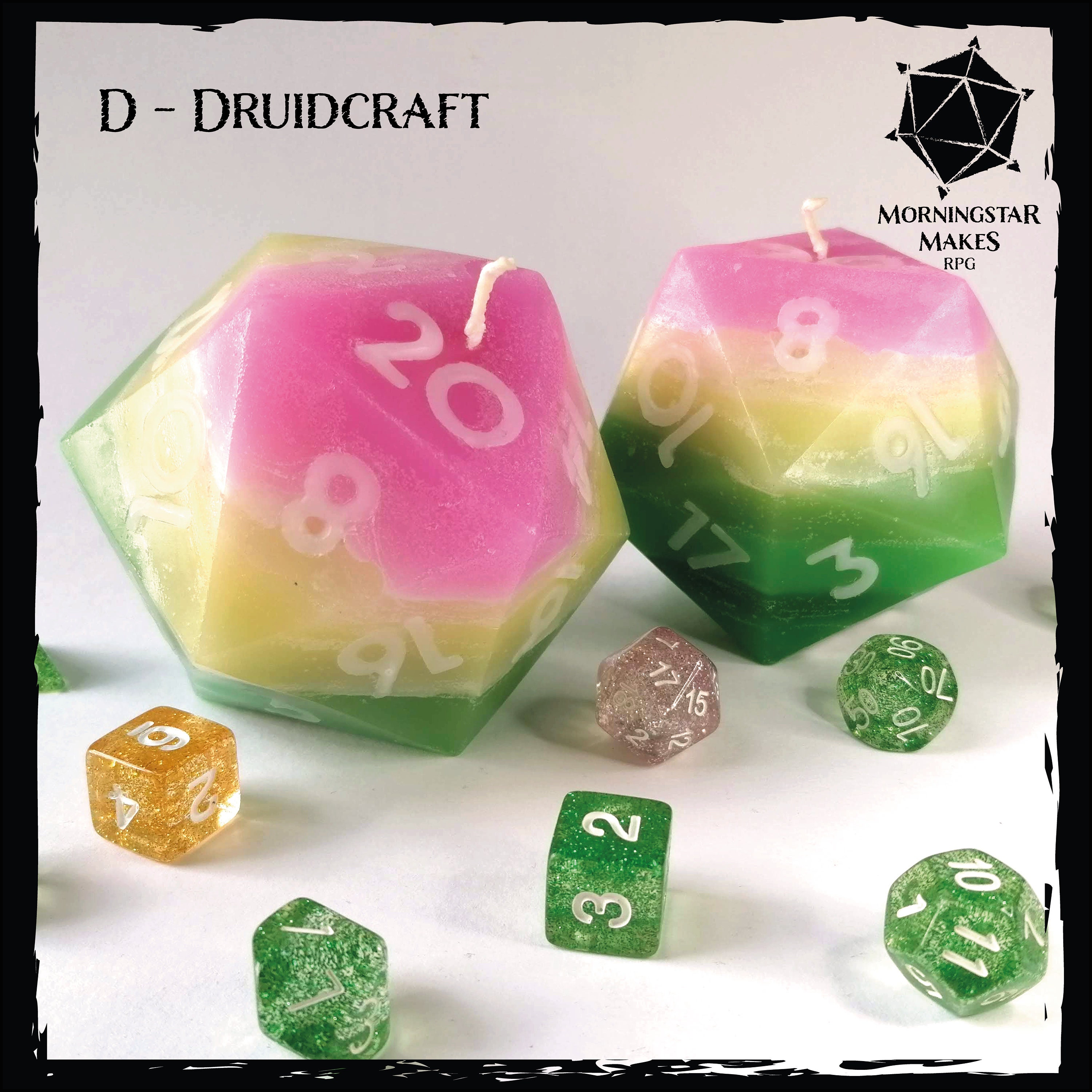 Handmade D20 Dice Candle - DND TTRPG Gift Game Room Decor - Etsy