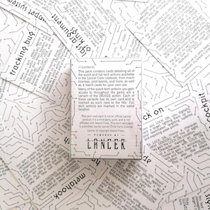 Printable Tech Cards for Lancer RPG - Circuit Board - Lancer Pilot Mech ...