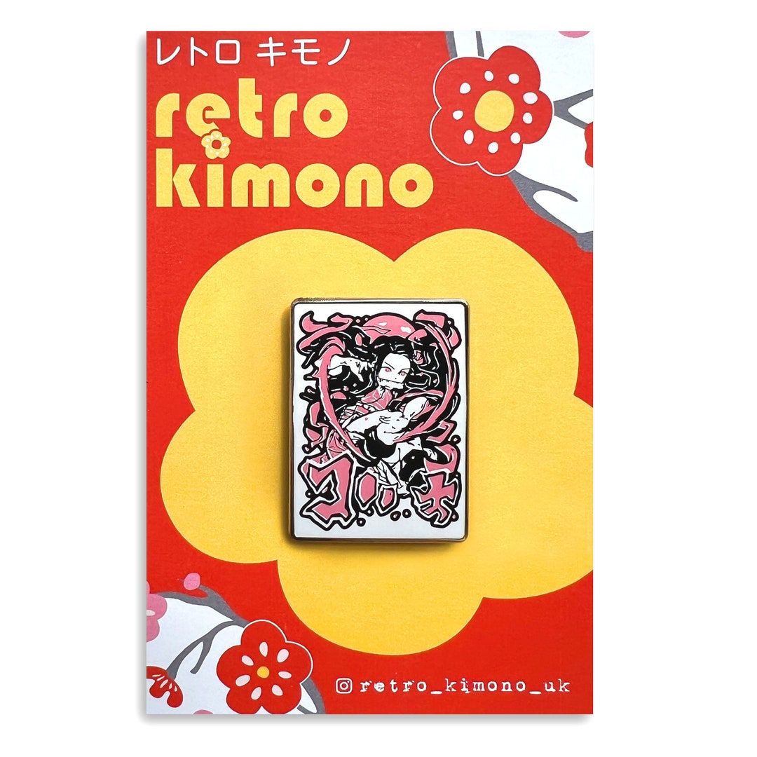 Kawaii Enamel Pin Badge, Nezuko Kamado Demon Slayer - Etsy