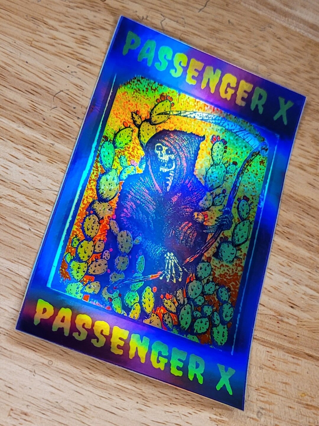 Desert Reaper Holographic Sticker - Etsy
