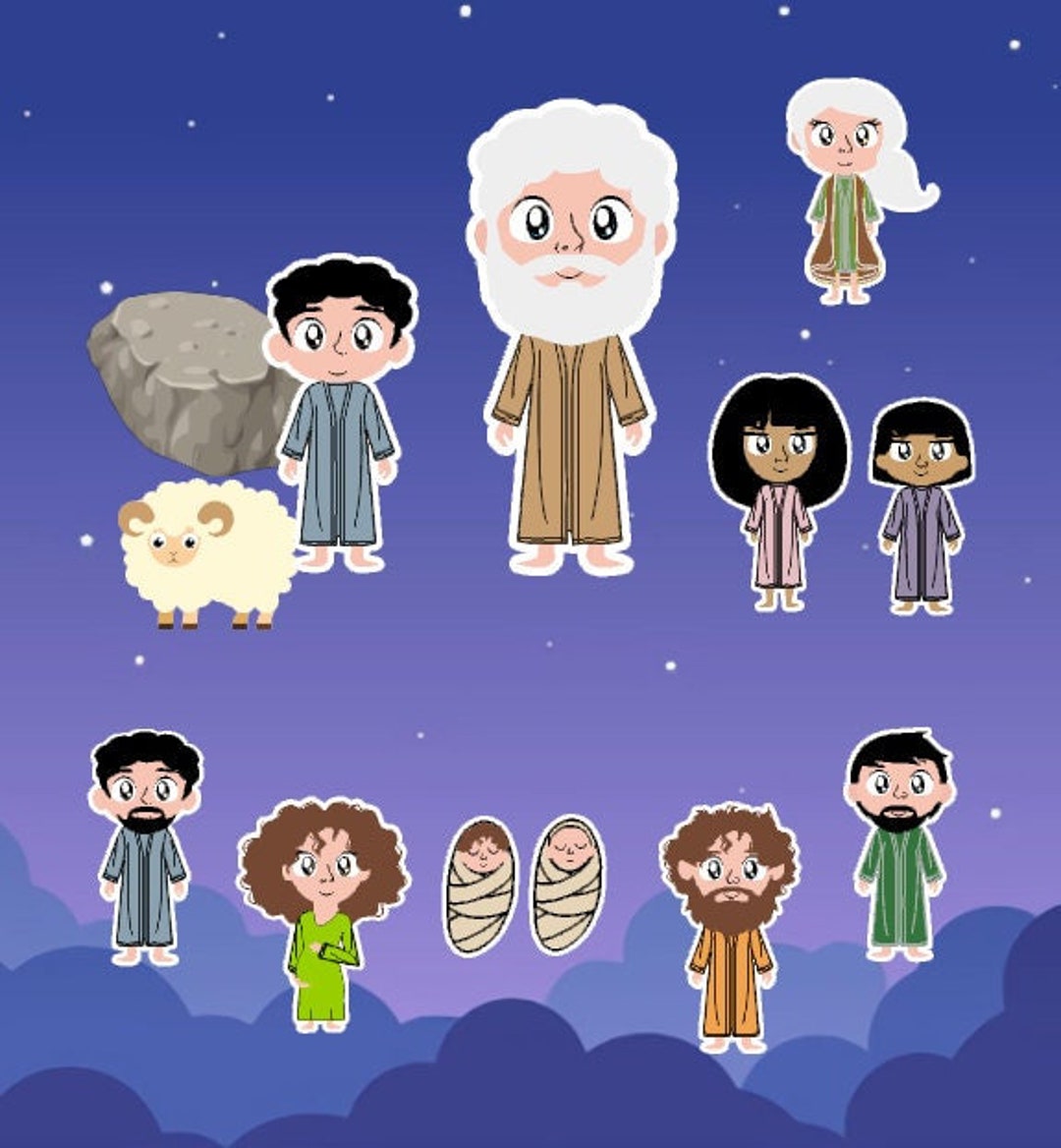 15 Abraham Characters, Isaac, Moses, Bible Stories, God, Christian ...