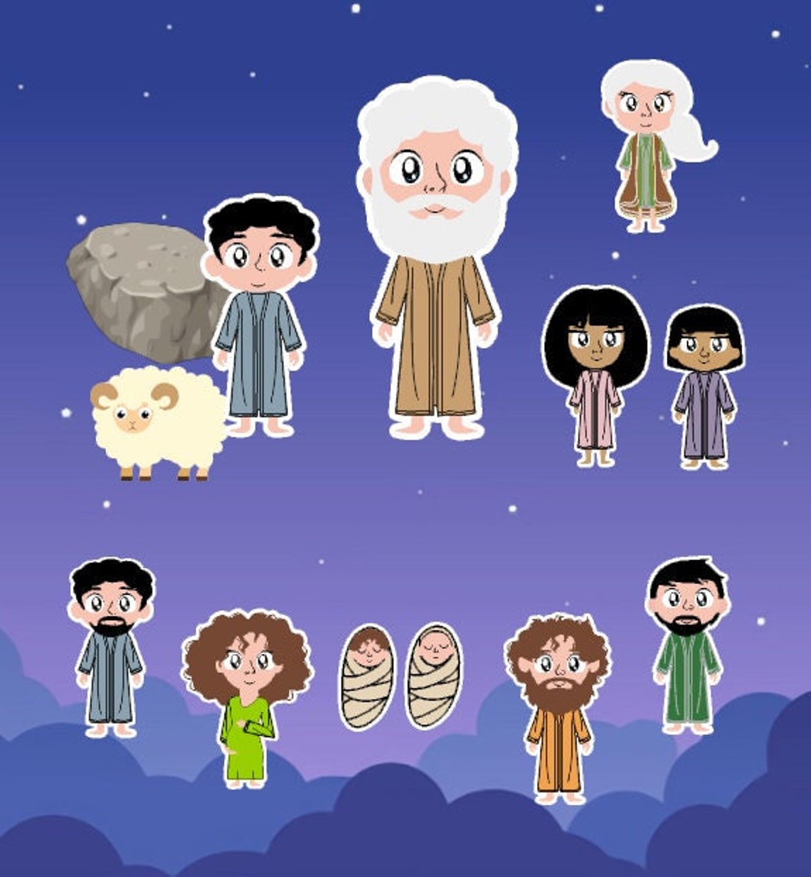 15 Abraham Characters, Isaac, Moses, Bible Stories, God, Christian ...
