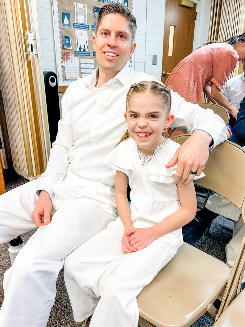 Girly LDS Baptism Romper, Baptism Jumpsuit, Baptism Jumper, Onesie ...