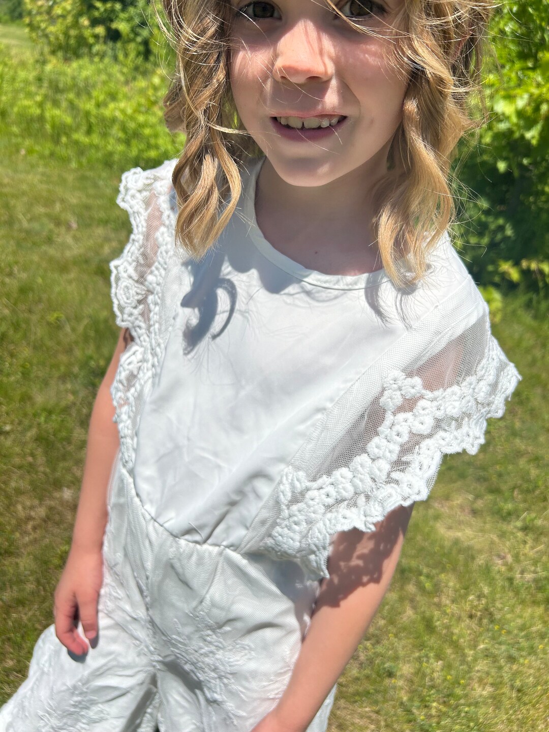 Girly LDS Baptism Romper, Baptism Jumpsuit, Baptism Jumper, Onesie ...