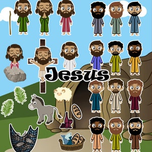 150+ Bible Characters, Jesus, Christ, Cross, the Chosen, Moses, Bible ...