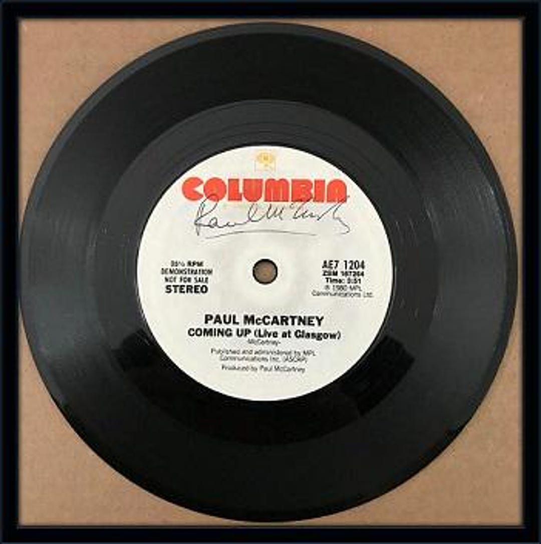 Paul Mccartney Autograph LP With Certificate of Authenticity - Etsy