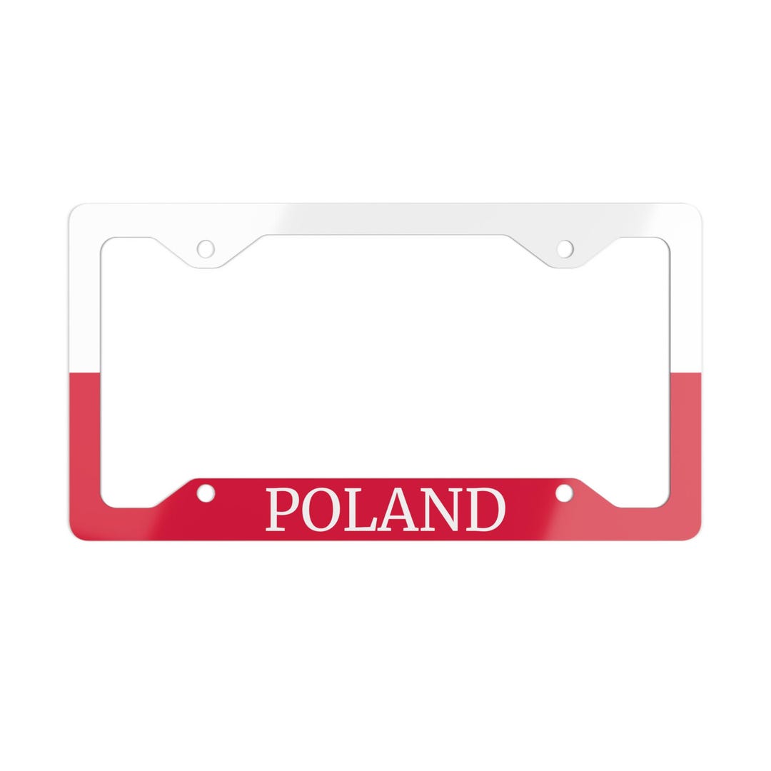 Decorative Poland License Plate Frame, Polish Flag, Novelty Plate, Car ...