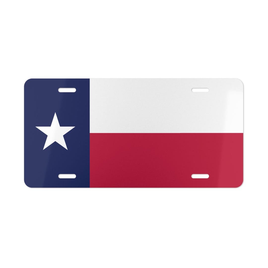 Texas License Plate, Vanity Tag, Texas Flag, Texas License, Texas, the ...