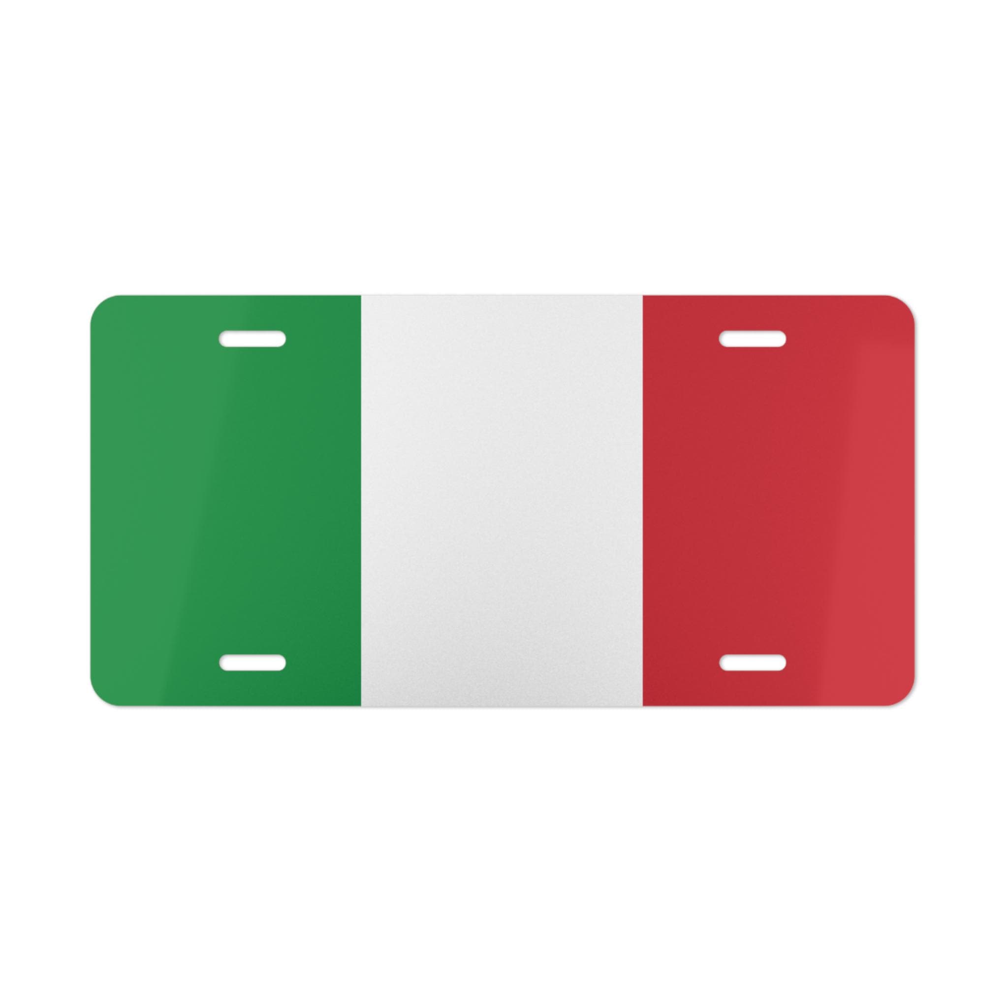 Italian Flag License Plate, Italy, Specialty Plate, Novelty Plate ...